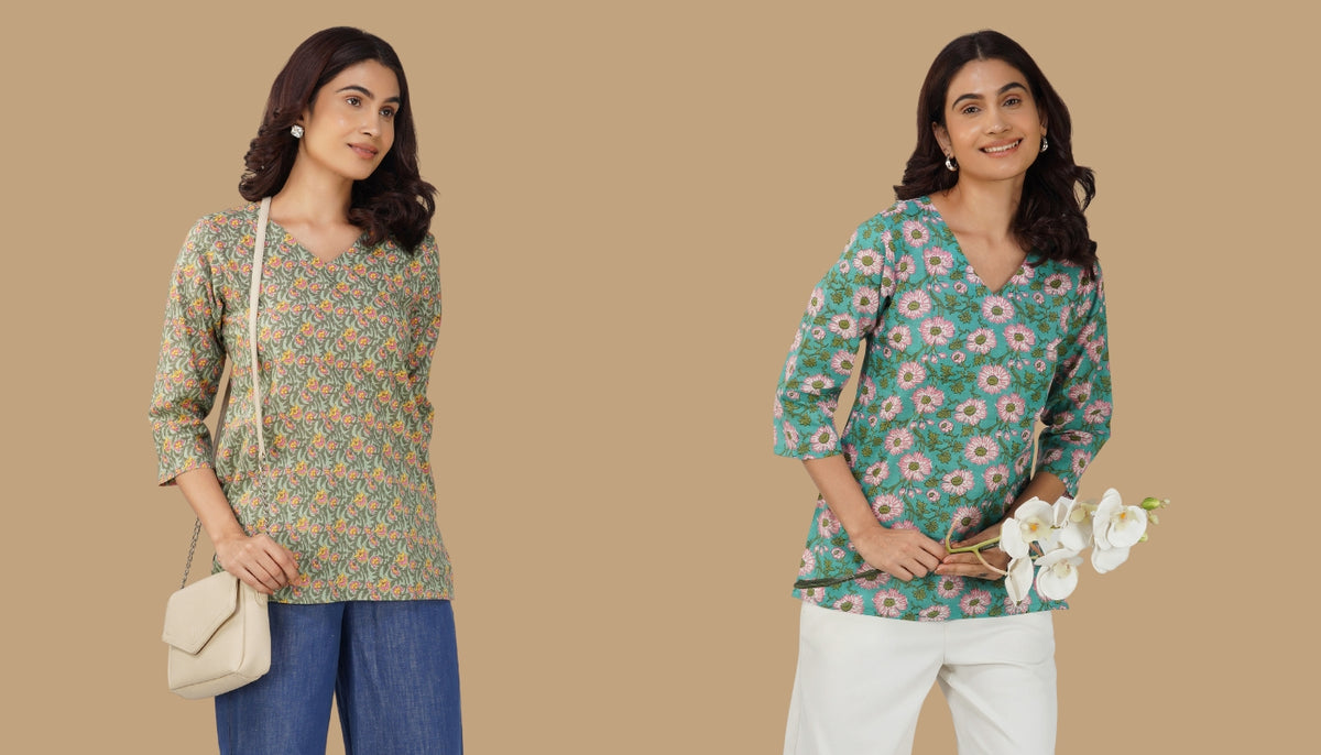 Buy Beautiful Cotton Tops for Women Online at Best Prices